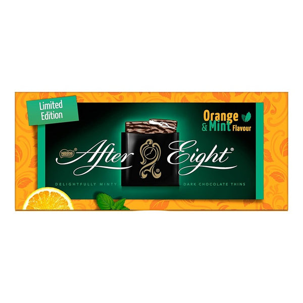 Nestle After Eight Orange & Mint Chocolate Thins, 200g – glamshow